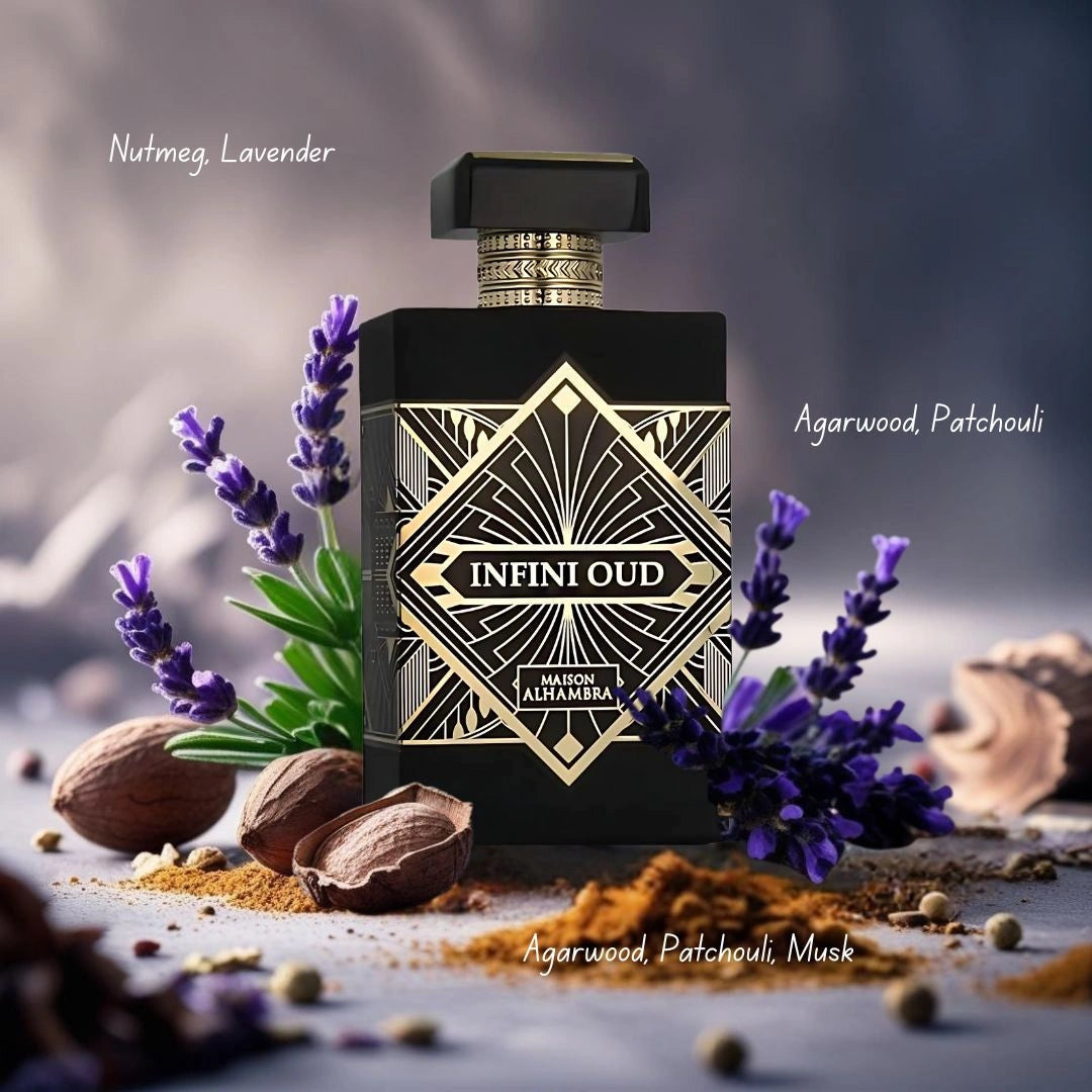Infini Oud EDP 100ml by Maison Alhambra Unisex Luxury Oud Fragrance ...
